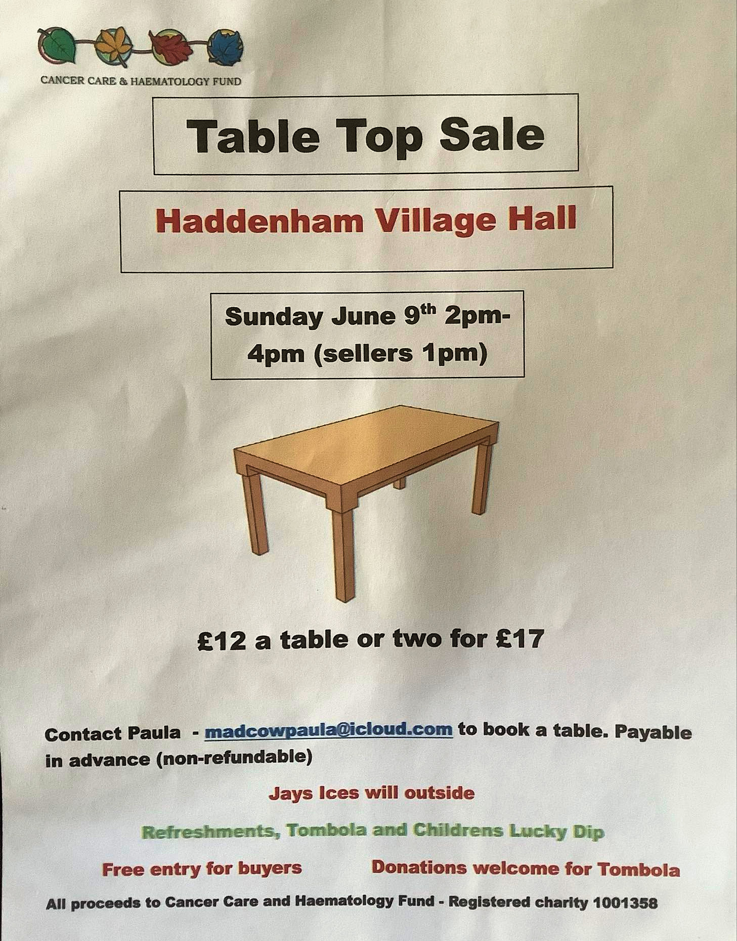 Table-topping fundraiser! | CCHF